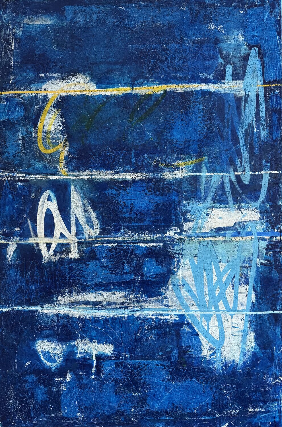 Blue Jeans Baby by Flavia Birsan (2026) : Painting Acrylic on Canvas ...