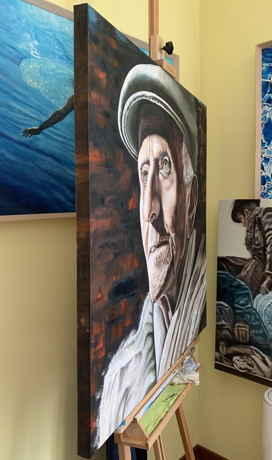 Profugo 1 by Paolo Terdich (2023) : Painting Oil on Canvas - Singulart