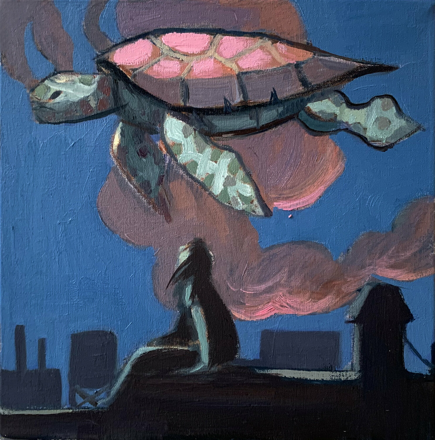 Sogno notturno de Alessandra Carloni (2020): Pintura Óleo en Lienzo ...