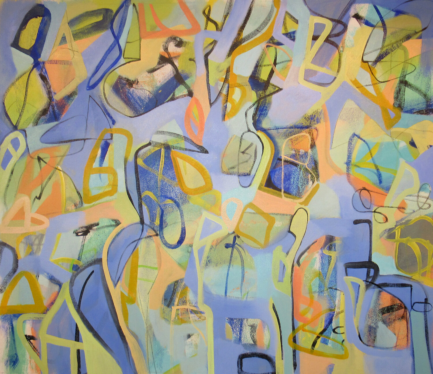 Cause for Celebration by Hal Mayforth (2024) : Painting Acrylic, Pencil ...