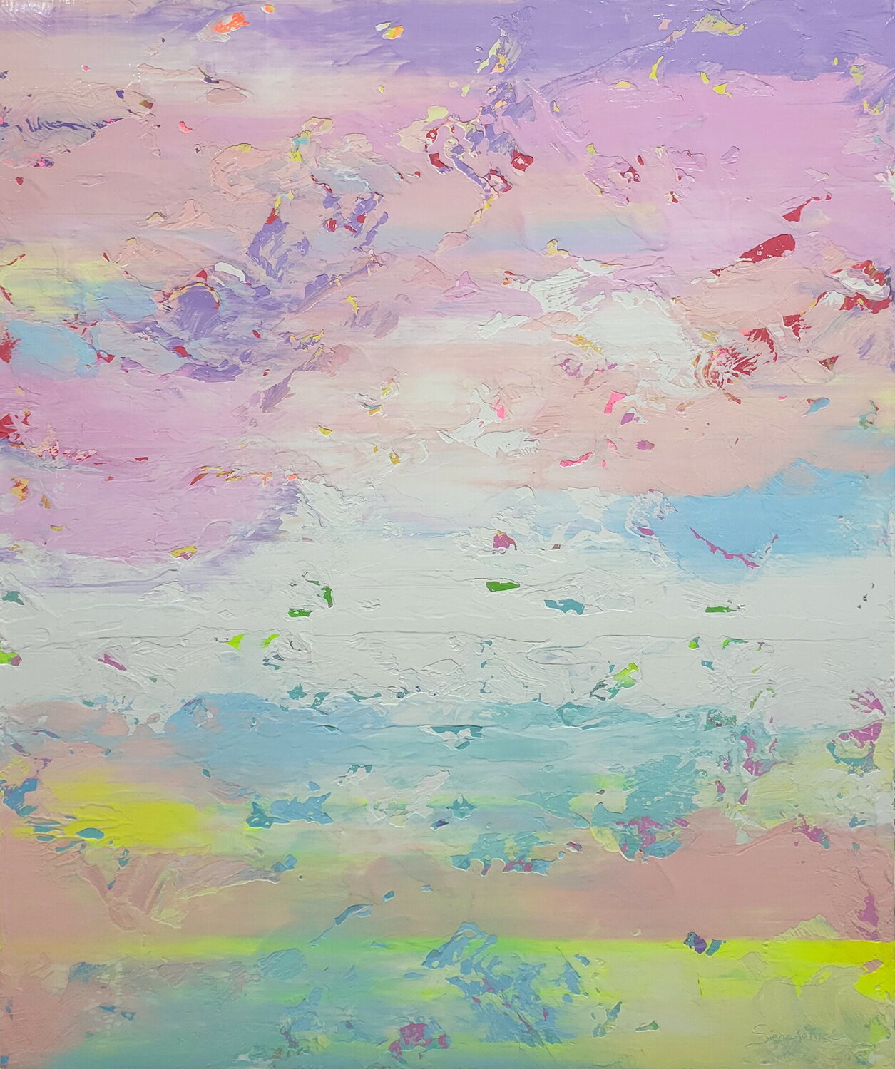 Abstract 2550 by Alex Senchenko (2025) : Painting Acrylic on Canvas ...