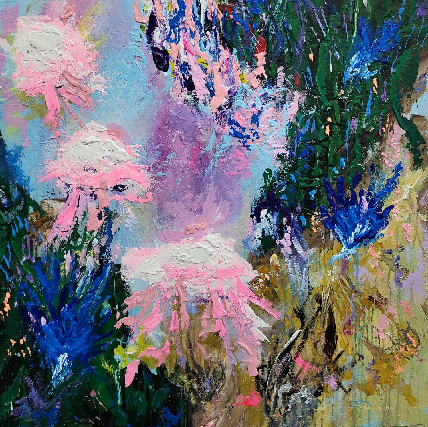 The Colour Within by Alex Senchenko (2025) : Painting Acrylic, Oil on ...