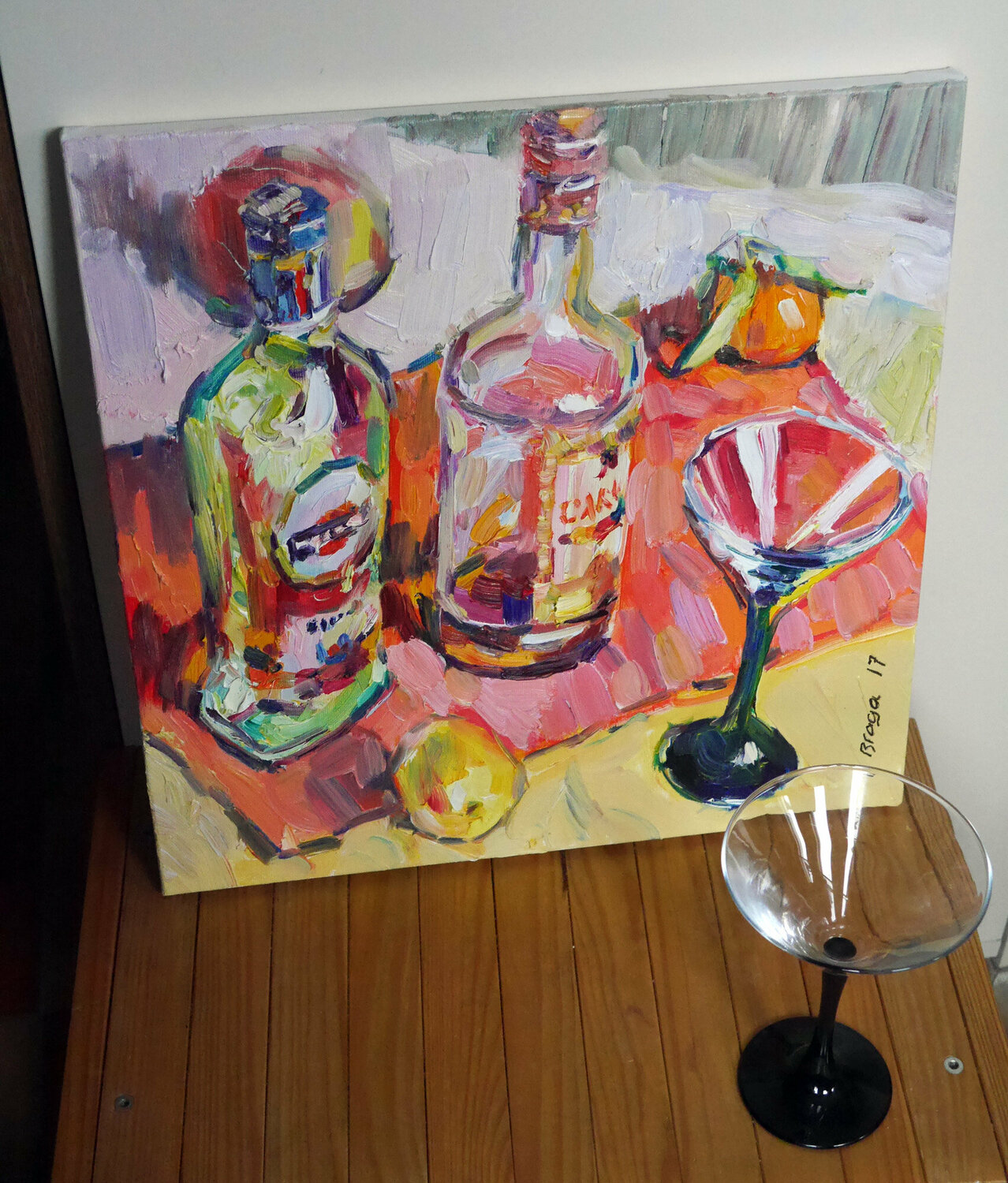 Martini and Carlos by Dima Braga (2017) : Painting Oil on Canvas ...