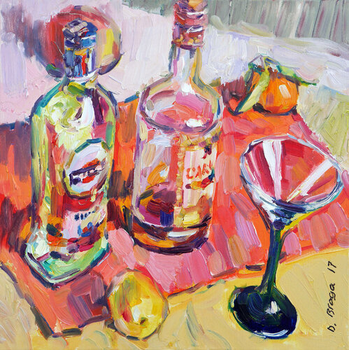Martini and Carlos by Dima Braga (2017) : Painting Oil on Canvas ...