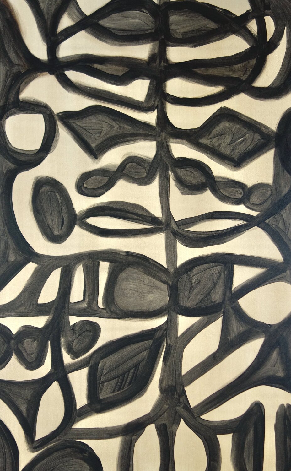 Root and Branch von Michelle Louis (2025): Malerei Acryl auf Leinwand ...