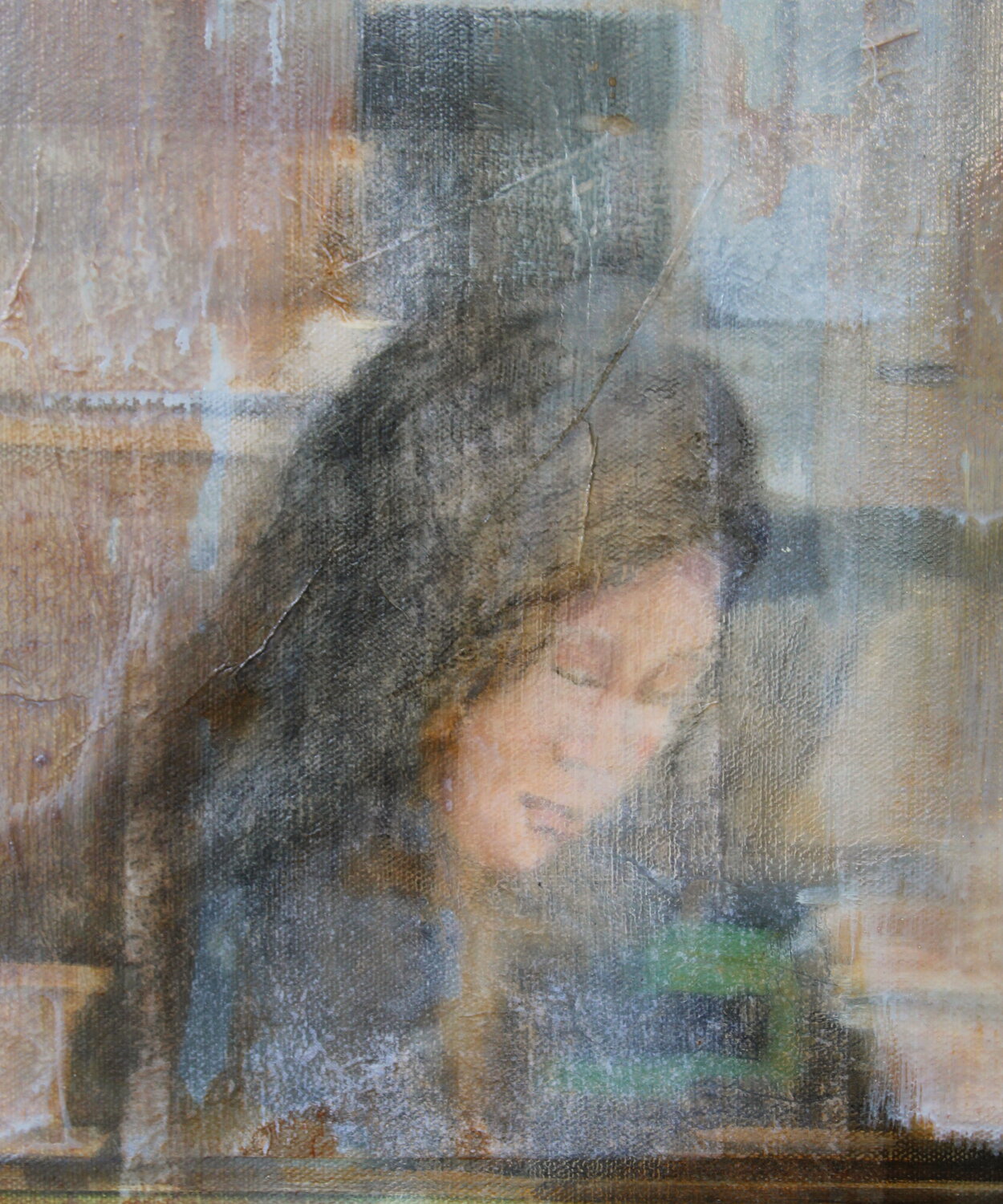 Side by Side von Debbie Pacheco (2020): Malerei Öl, Nessel auf Leinwand ...