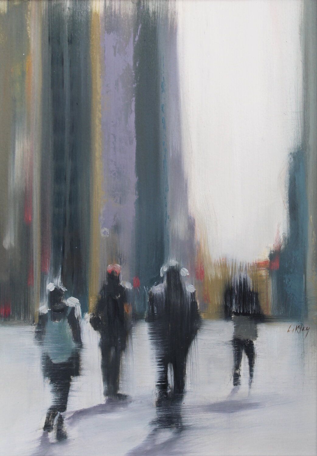 Catching Up by Debbie Pacheco (2023) : Painting Oil on Paper - Singulart