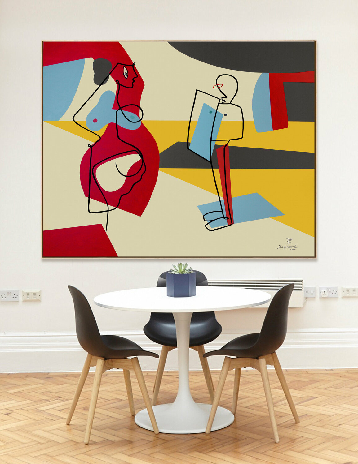 SELFI(e)SH QUEEN by Bernard Simunovic (2017) : Painting Acrylic on Canvas - Singulart