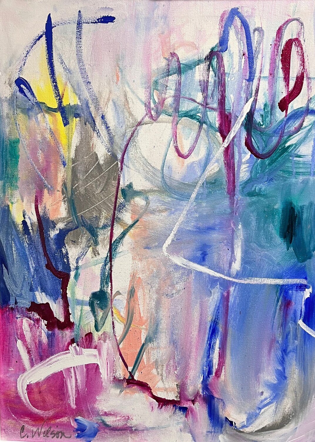 Dragonfly From Joans Garden by Cheryl Wilson (2020) : Painting Acrylic ...