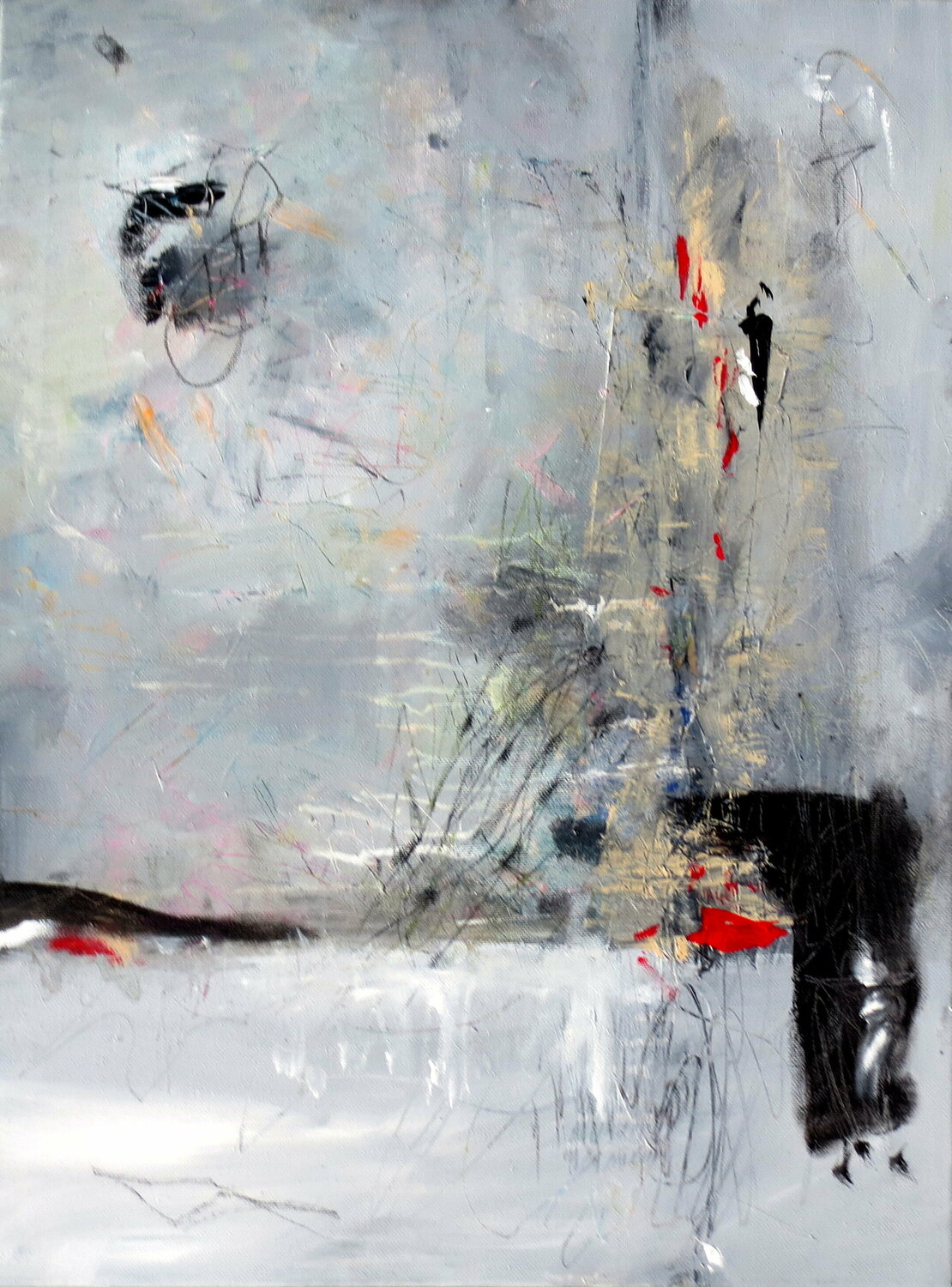 In My Mind by Cheryl Wilson (2020) : Painting Acrylic, Charcoal on ...
