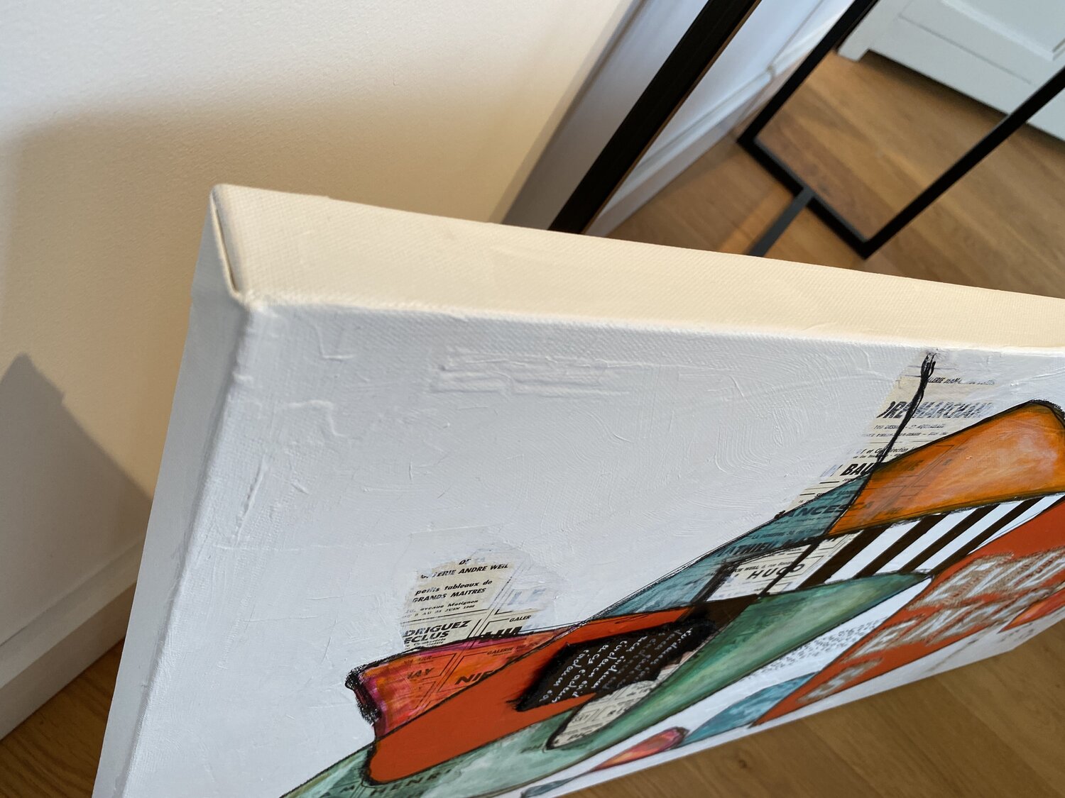 Evidences de RogerM (2023) : Peinture Acrylique, Collage sur Toile - Singulart