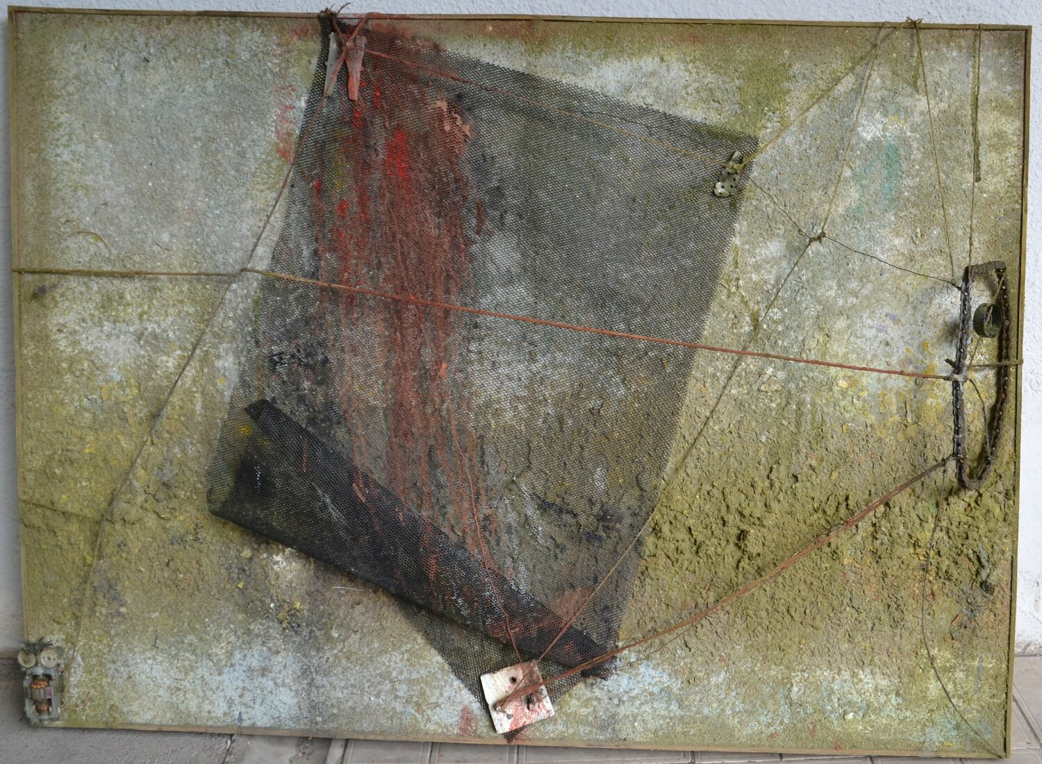 Construction by Dato Badzagua (2018) : Other Media Acrylic, Oil on ...