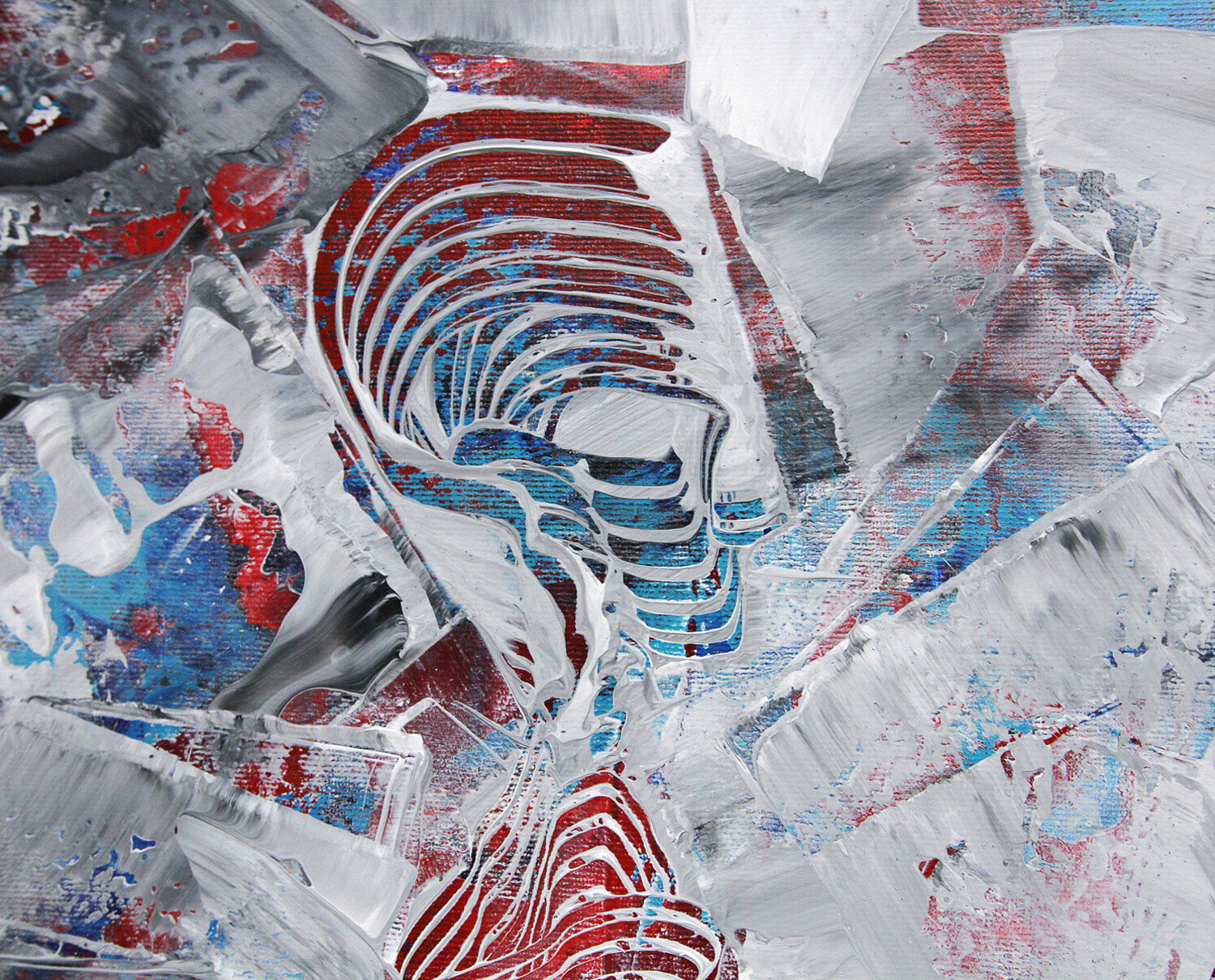 Auf Augenhöhe I by Andreas Garbe (2022) : Painting Acrylic on Canvas ...