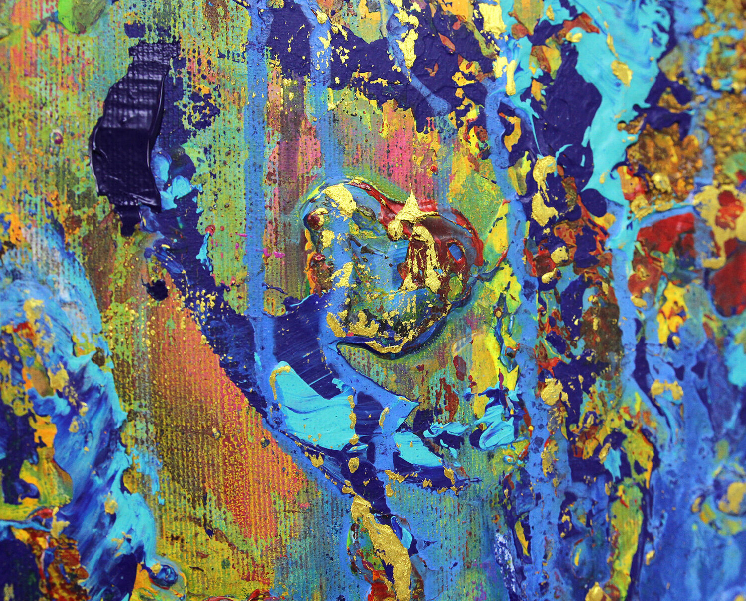 Der Lack ist ab by Andreas Garbe (2022) : Painting Acrylic on Canvas ...