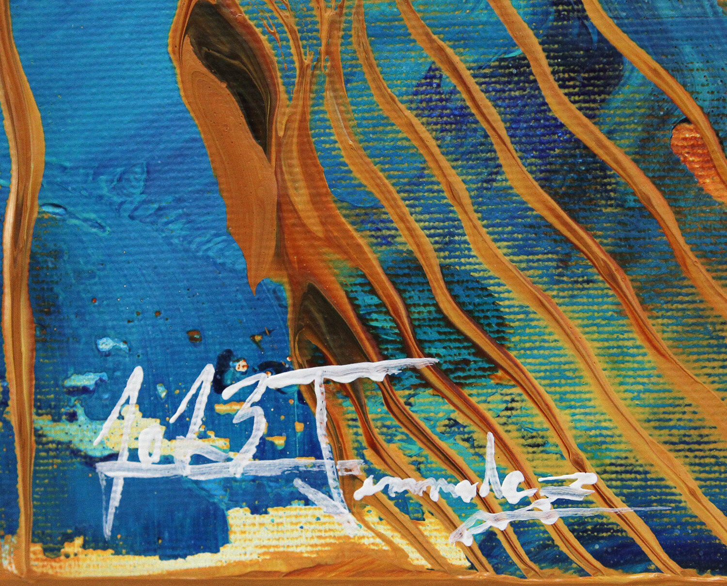 Kontemplation I von Andreas Garbe (2023): Malerei Acryl auf Leinwand ...