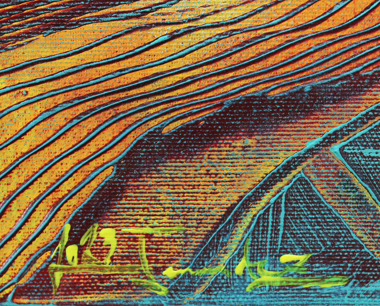 Aufbruch in neue Sphären II by Andreas Garbe (2023) : Painting Acrylic ...