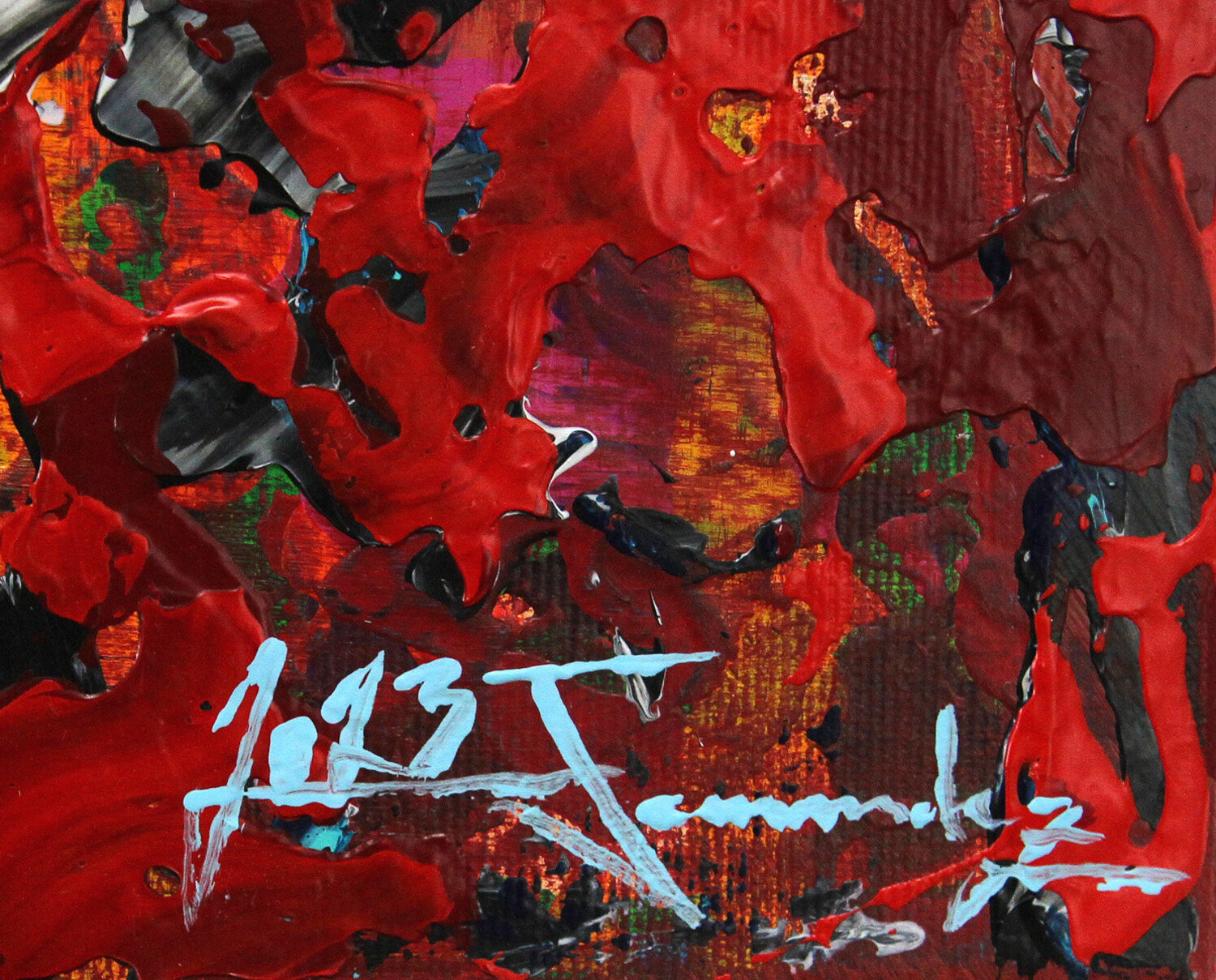 Cloudy Treasure von Andreas Garbe (2023): Malerei Acryl auf Leinwand ...