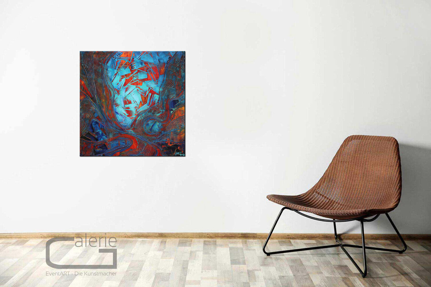 Farboxidation II von Andreas Garbe (2023): Malerei Acryl auf Leinwand ...