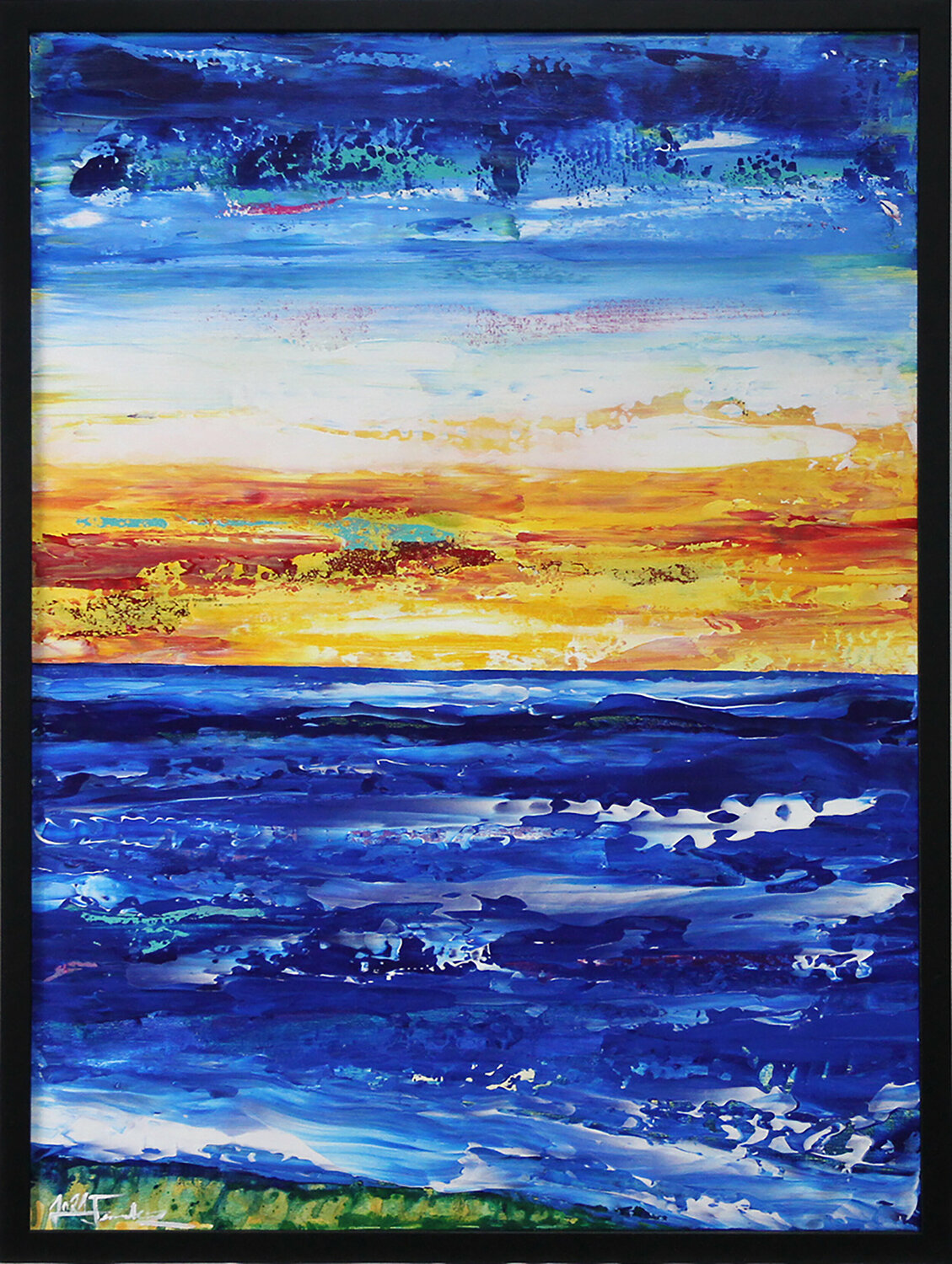 Cable Beach VII by Andreas Garbe (2021) : Painting Acrylic on Canvas ...