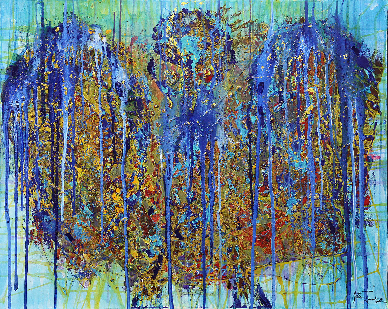 Der Lack ist ab by Andreas Garbe (2022) : Painting Acrylic on Canvas ...