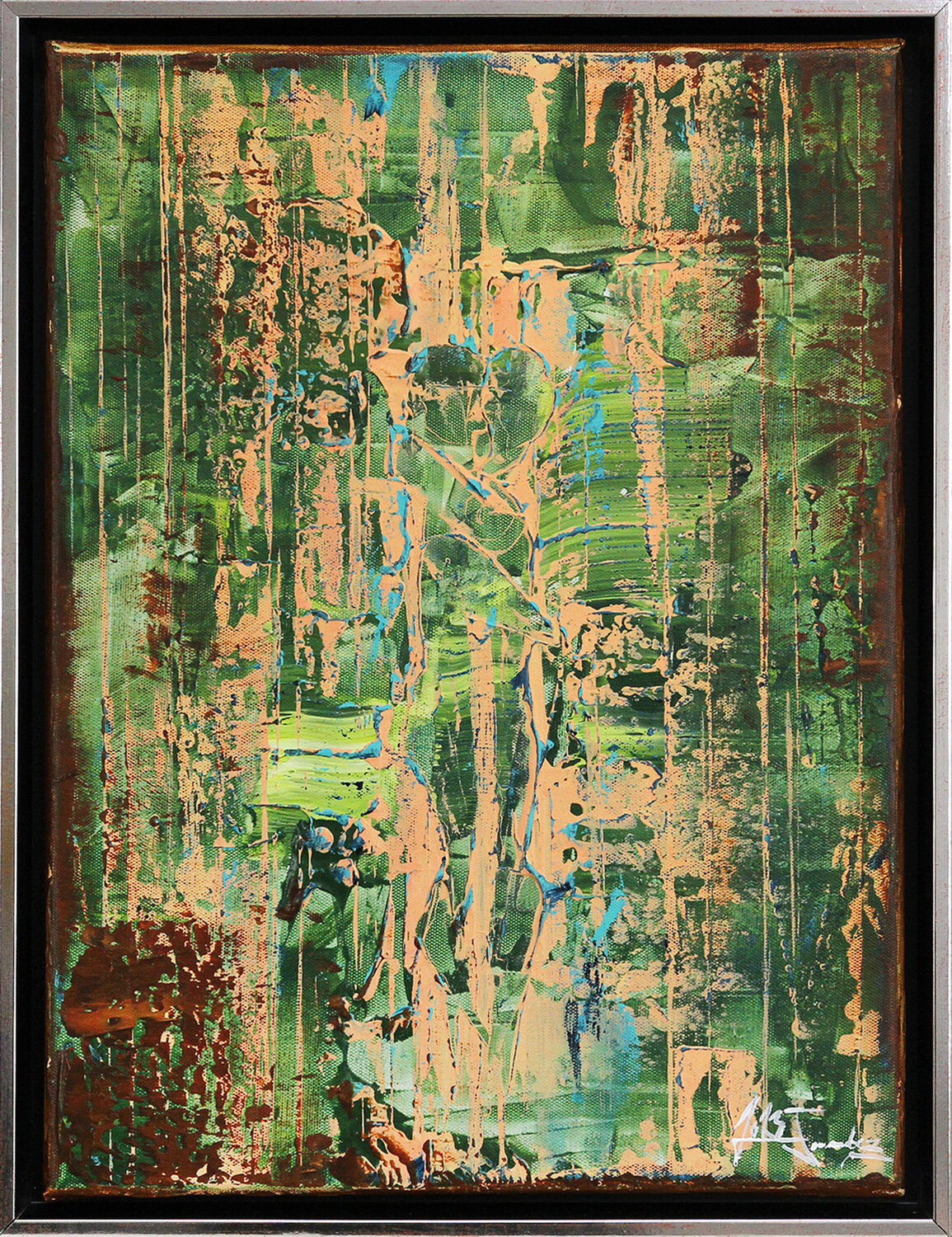 Innige Umarmung I by Andreas Garbe (2023) : Painting Acrylic on Canvas ...