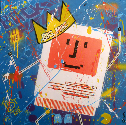 Big Mac by SeCam (2017) : Painting Acrylic, Felt on Canvas - Singulart