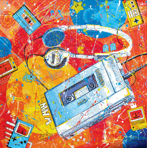 W.MAN by SeCam (2017) : Painting Acrylic, Felt on Canvas - Singulart