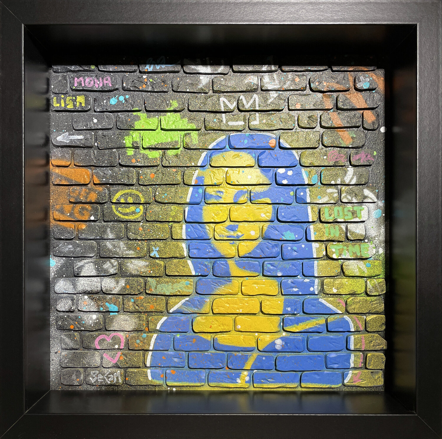 WALL - MONA by SeCam (2022) : Other Media Acrylic, Spray Paint on Wood ...