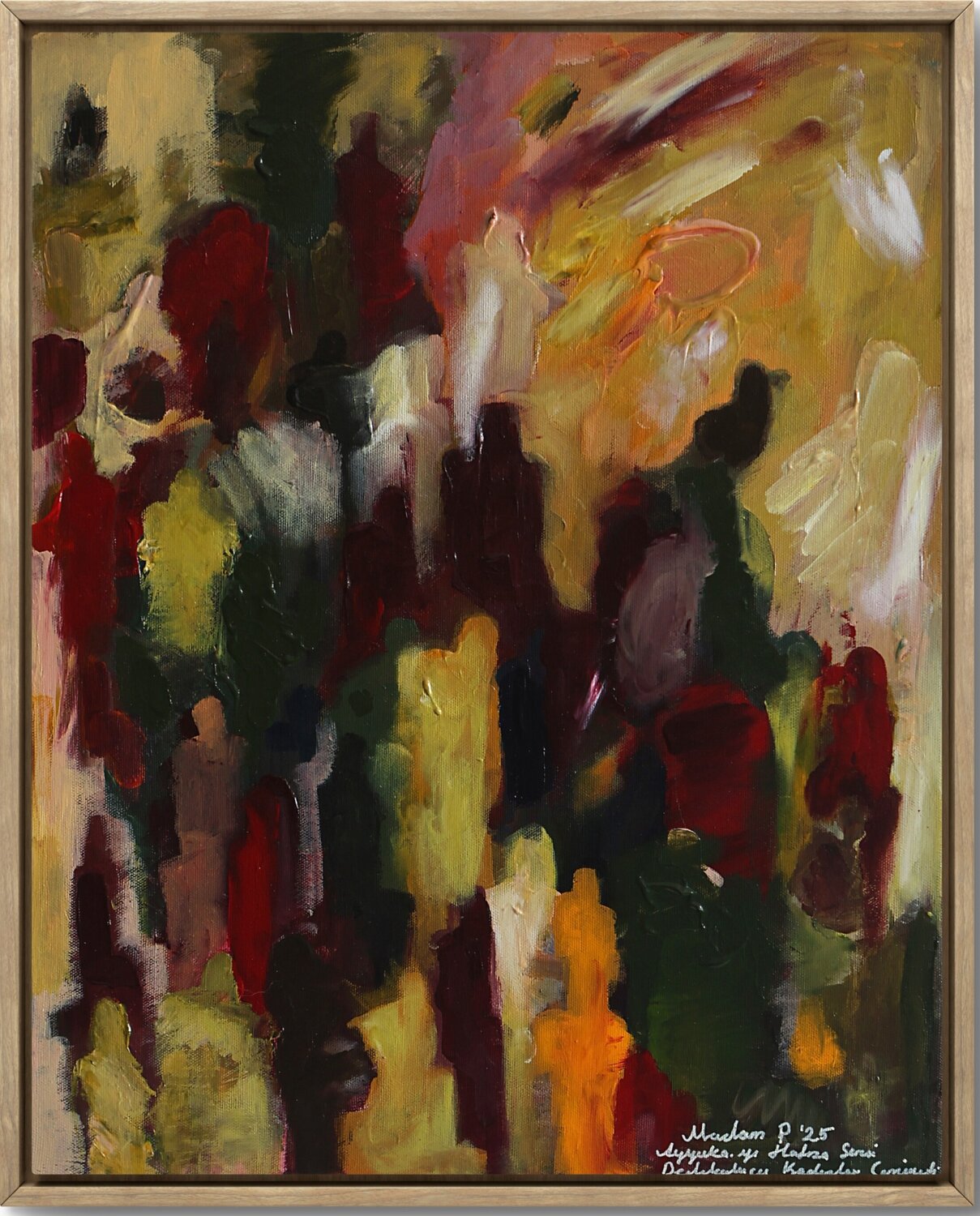 The Society of Gossiping Women by Madam P (2025) : Painting Acrylic on ...