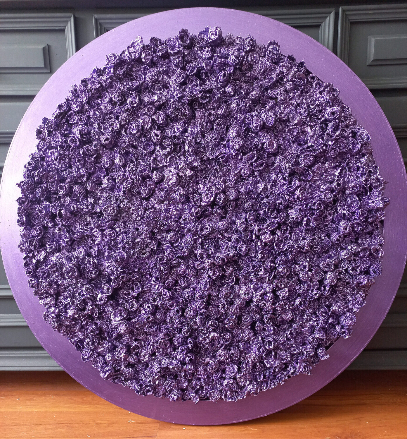 Renoform 009 Purple de Madam P (2025) : Sculpture Acrylique, Textile ...