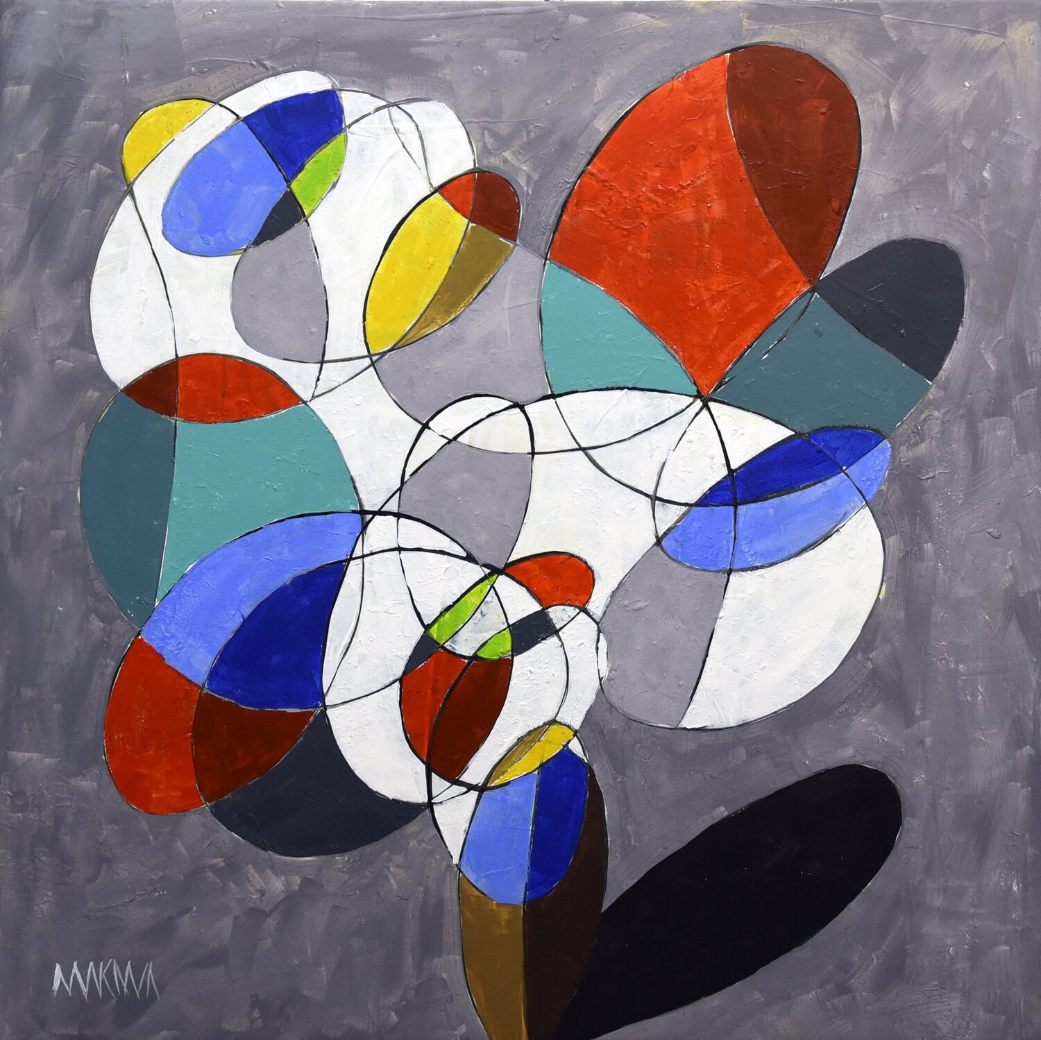 No 2 Entangled Symphonies Series by Makiwa Mutomba (2023) : Painting ...