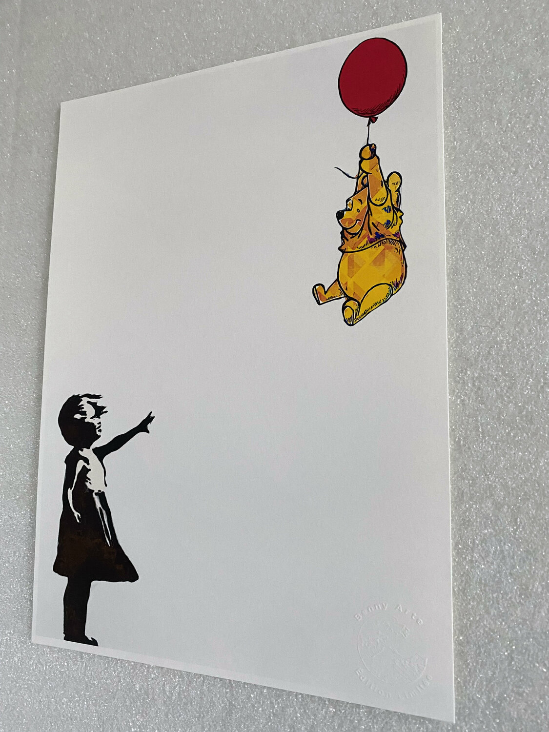 Banksy, bye bye Winnie by Benny Arte (2021) : Print Giclée print on ...