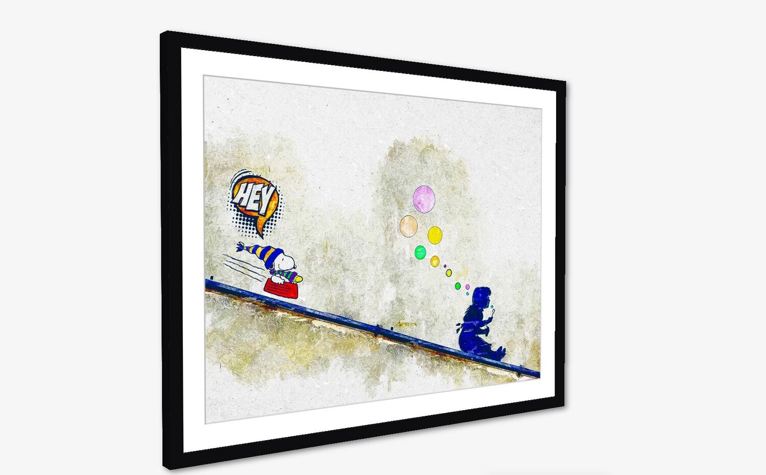 Snoopy : Hey Banksy de Benny Arte (2022) : Impression Giclée sur Papier ...