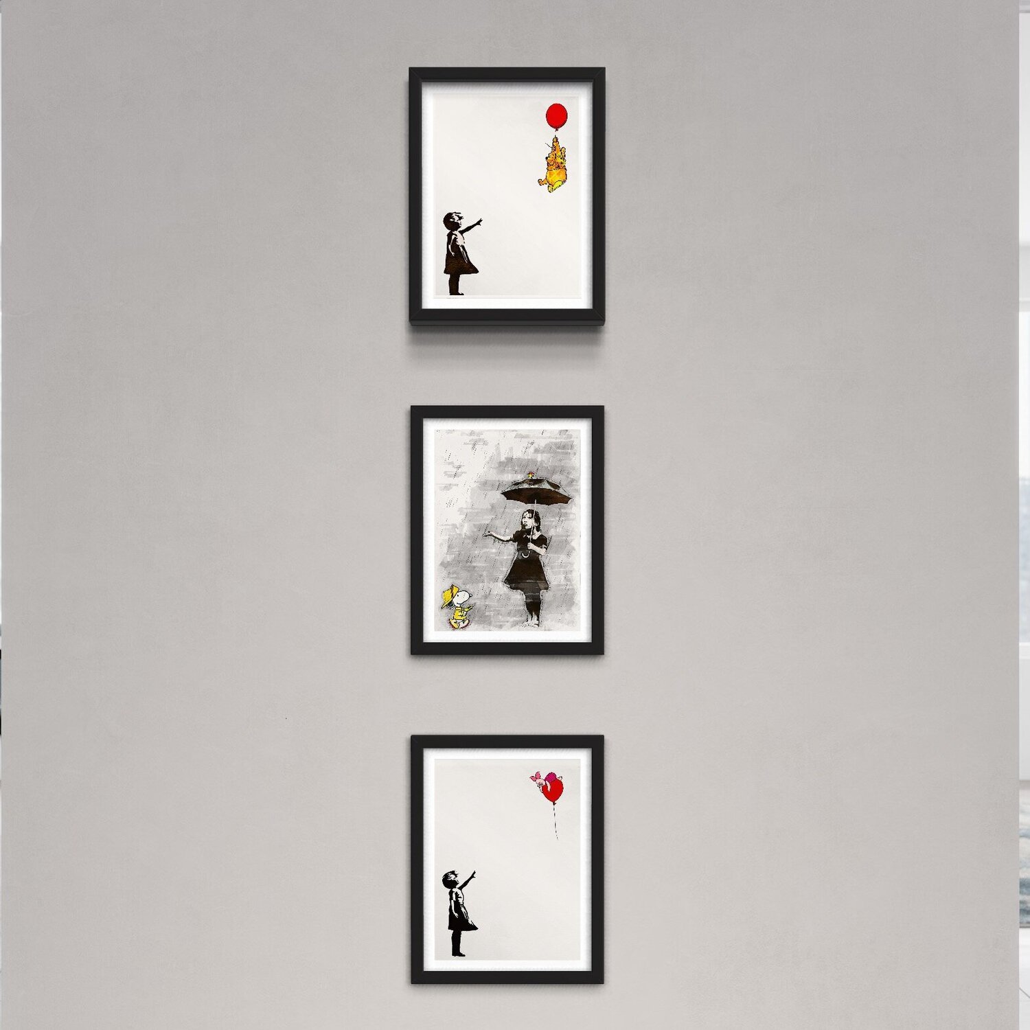 Banksy, bye bye Piglet by Benny Arte (2023) : Print Giclée print on Paper - Singulart