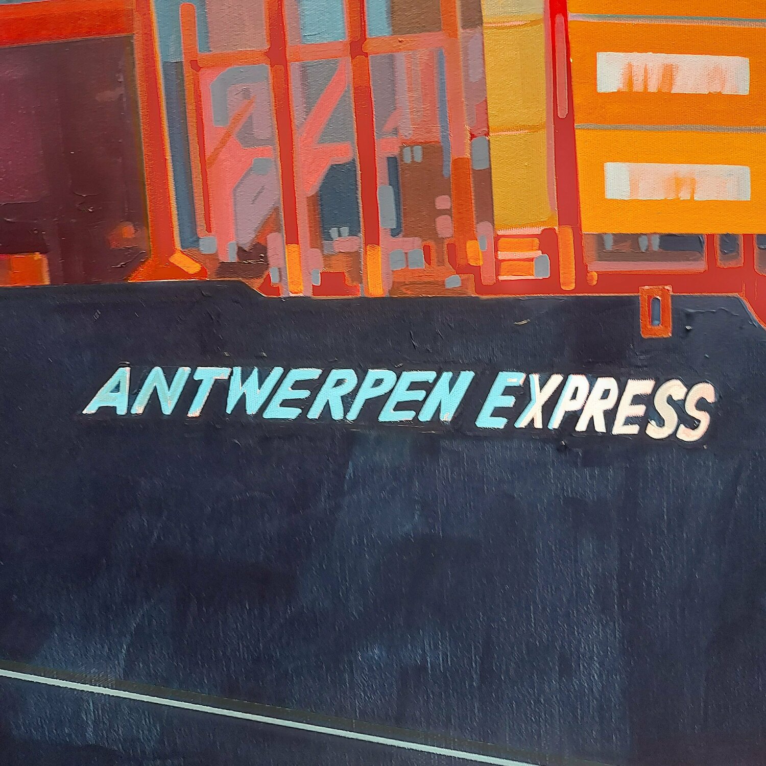 ANTWERPEN EXPRESS /HAPAG LLOYD von Manuel Di Chiara (2019): Malerei ...