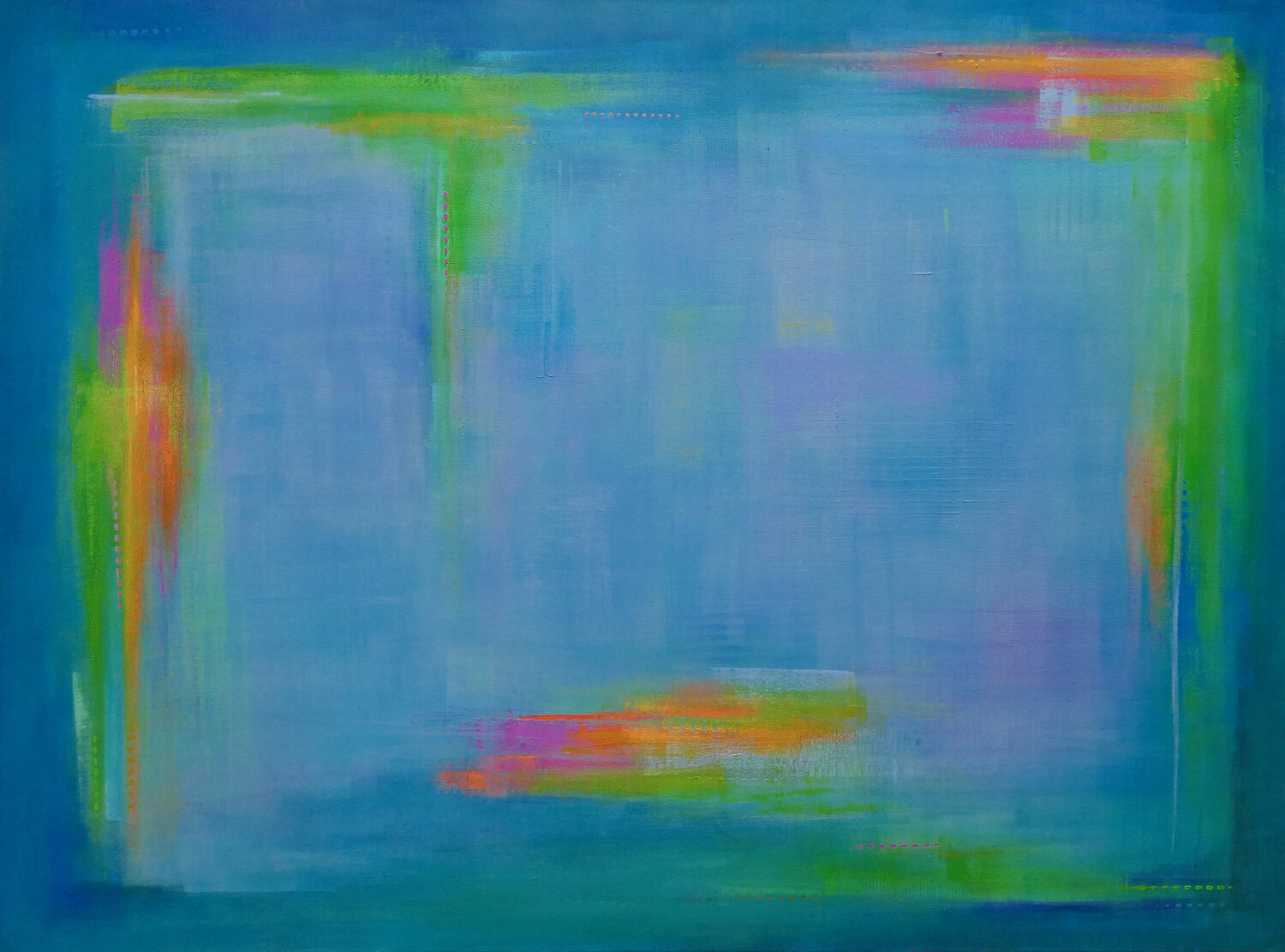 Cool Spell von Katherine Evans (2022): Malerei Acryl auf Leinwand - Singulart