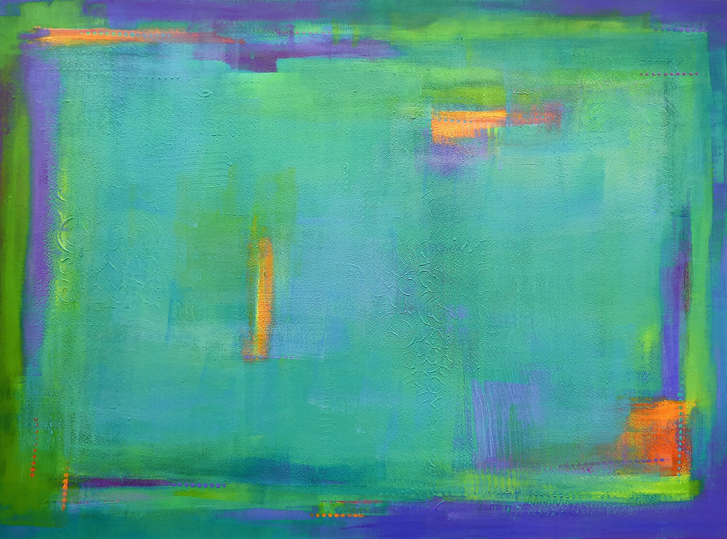 Secret Garden de Katherine Evans (2025): Pintura Acrílico en Lienzo - Singulart