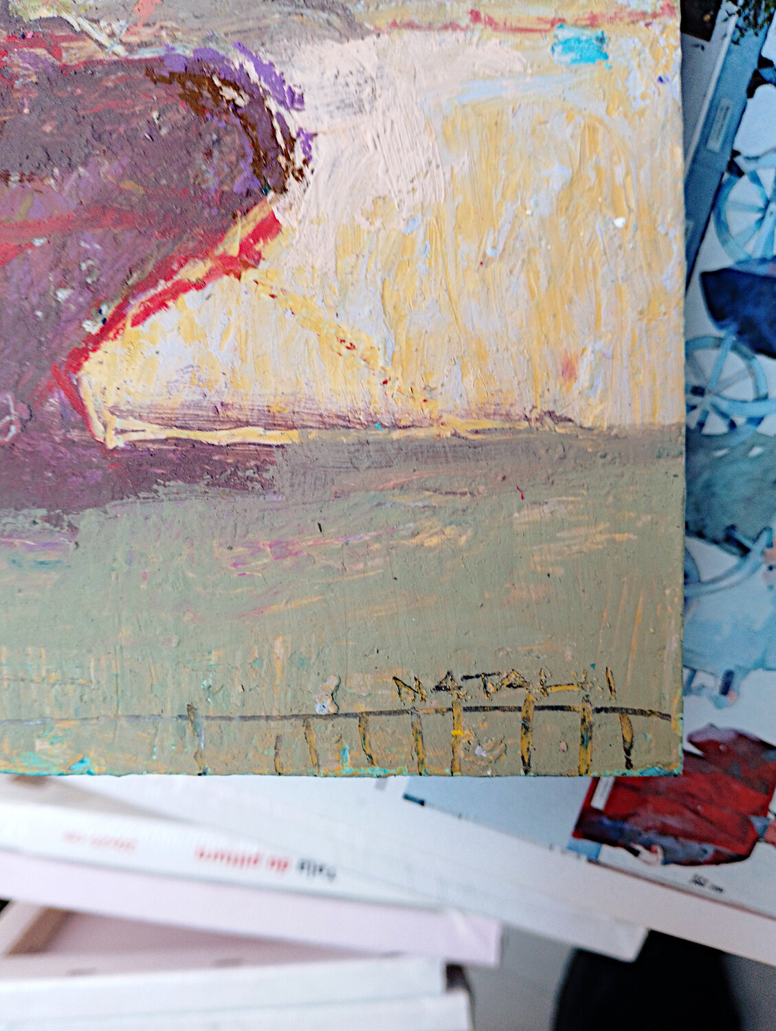 "n° 18" by Stefano Natali (2021) : Painting Acrylic, Pencil on Wood - Singulart