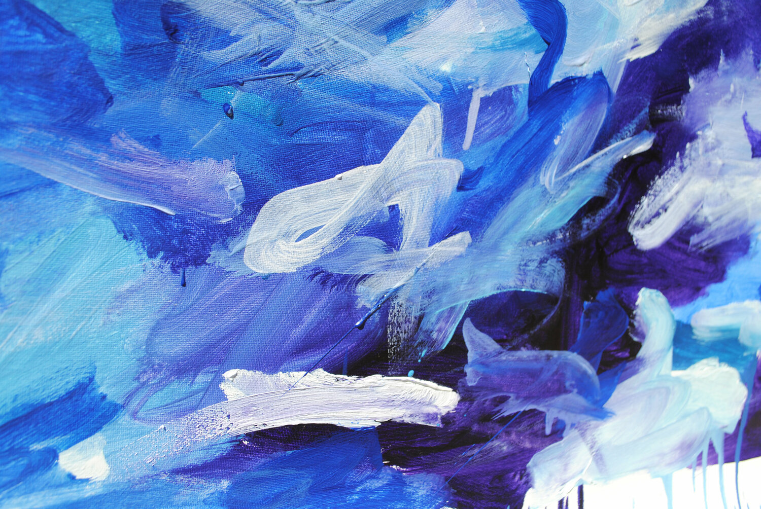 Blue expression by Mykola Ampilogov (2020) : Painting Oil on Canvas ...