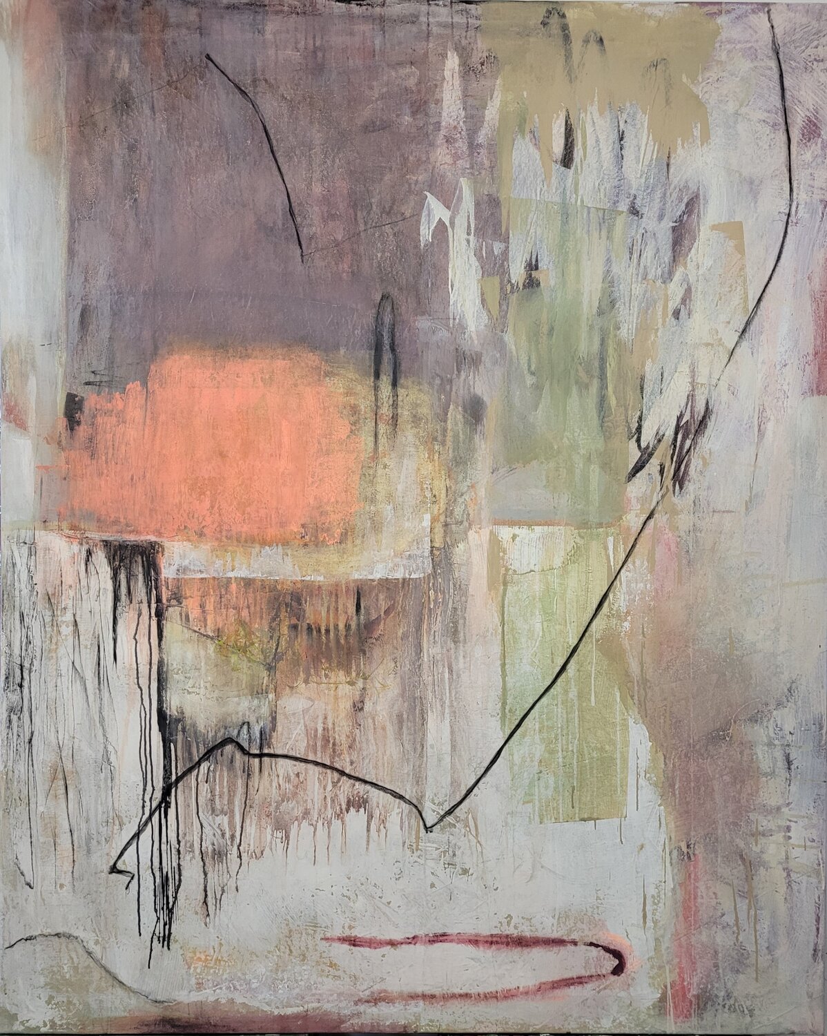 On comença la tempesta von Hélène Rooryck (2022): Malerei Acryl auf ...