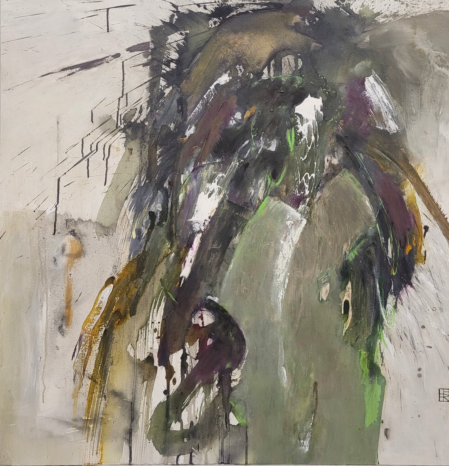 Geometría del Desgarro de Hélène Rooryck (2025): Pintura Acrílico en ...