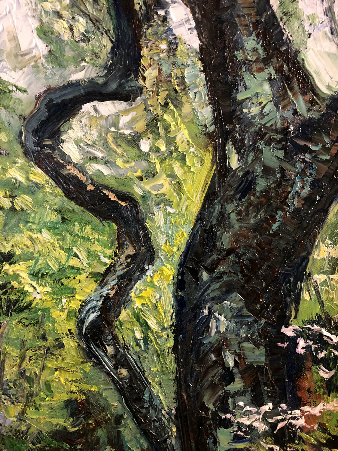 Rattlesnake Lodge Trail by David Sheldon (2021) : Painting Oil on ...