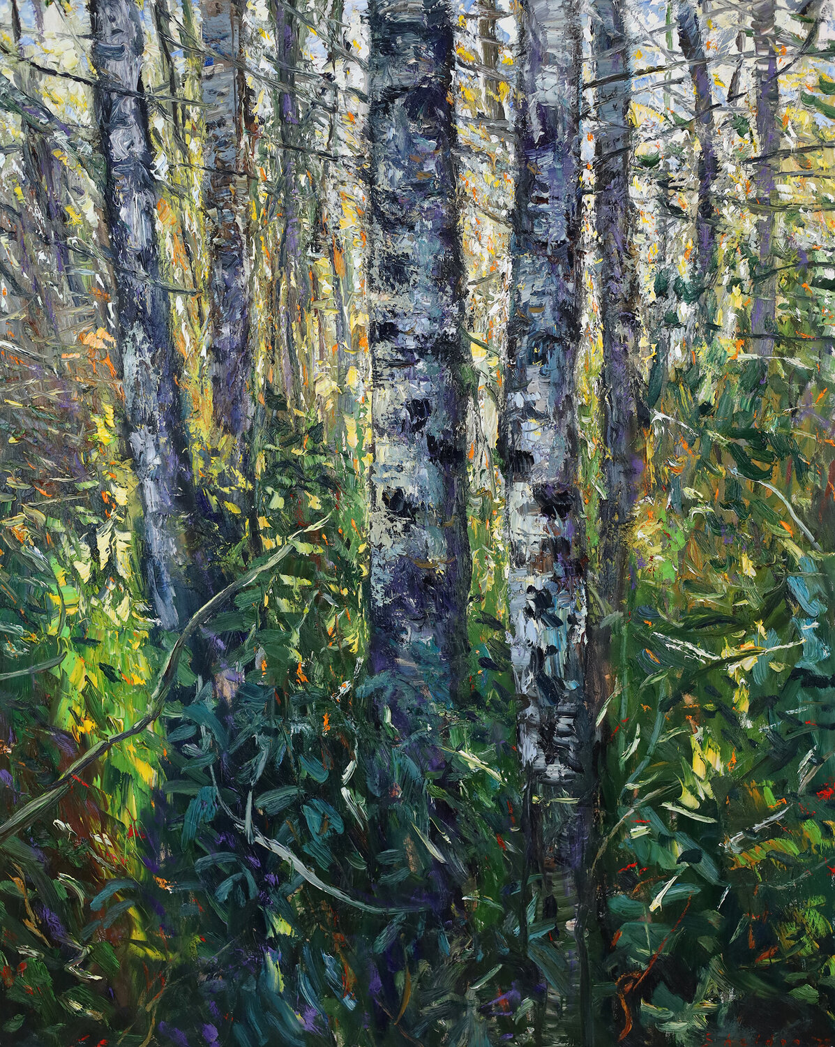 Shimmer by David Sheldon (2023) : Painting Oil on Canvas - Singulart