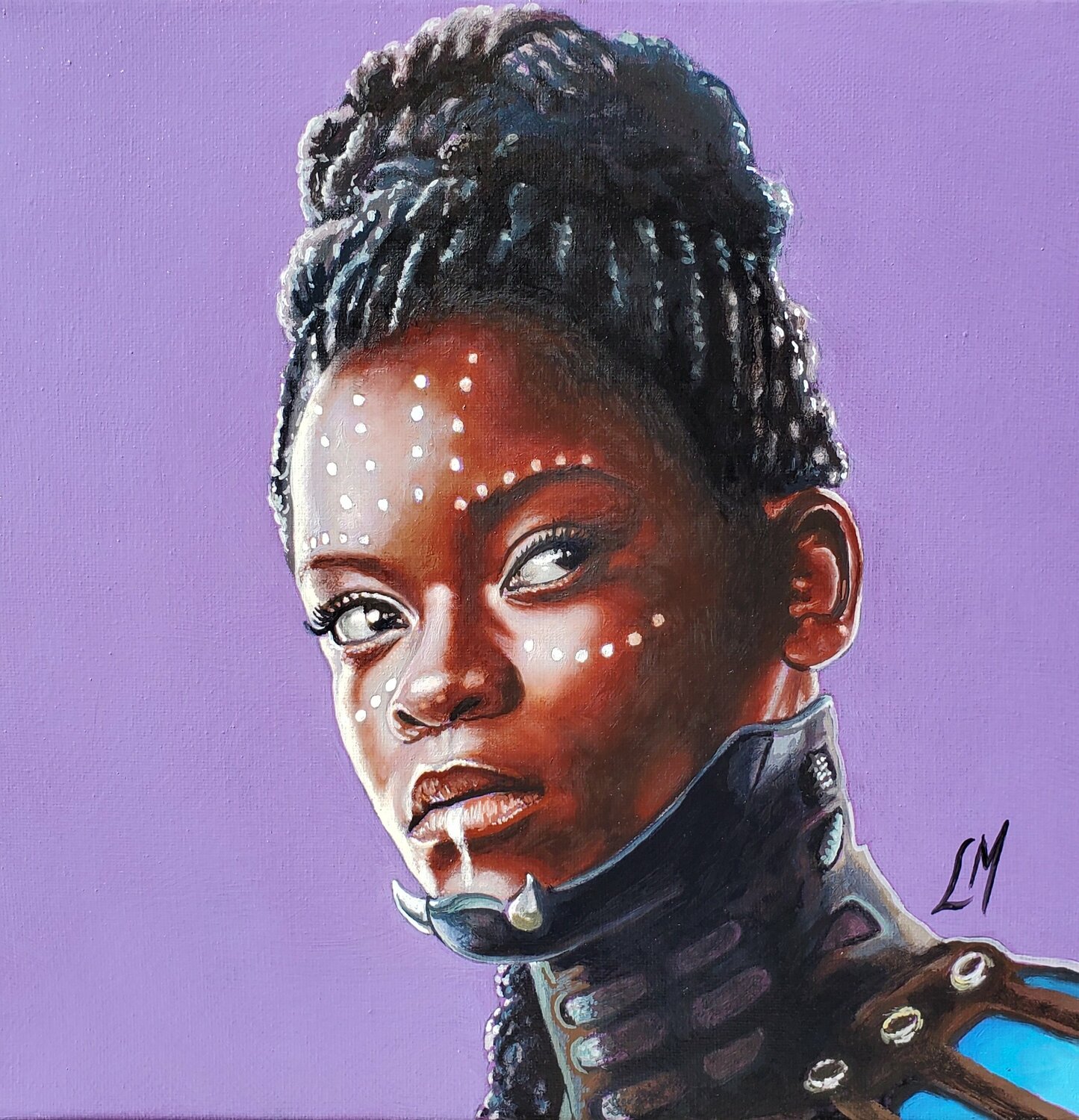 Shuri by Leonardo Montoya (2020) : Painting Acrylic, Oil on Canvas ...