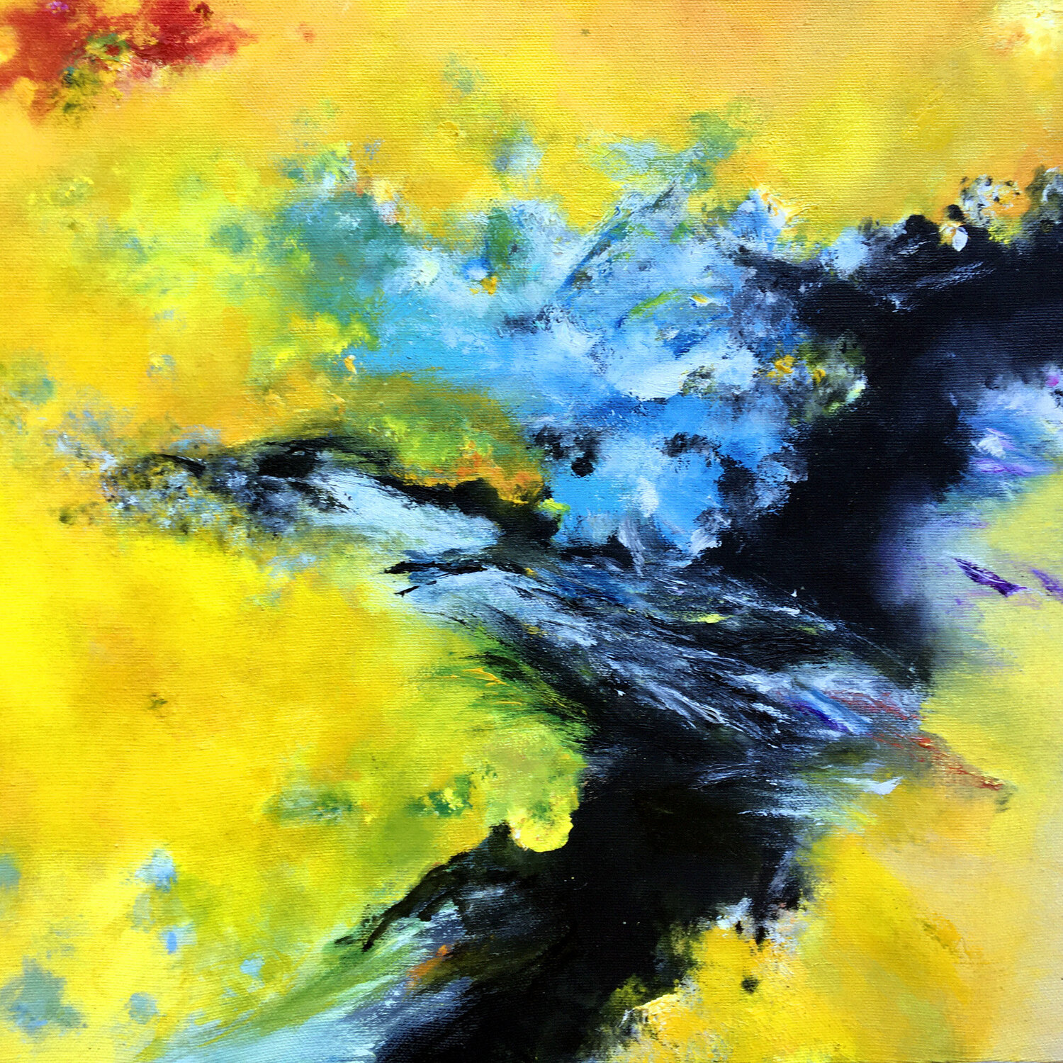 La croisée des chemins by Théophile DELAINE (2017) : Painting Oil on ...