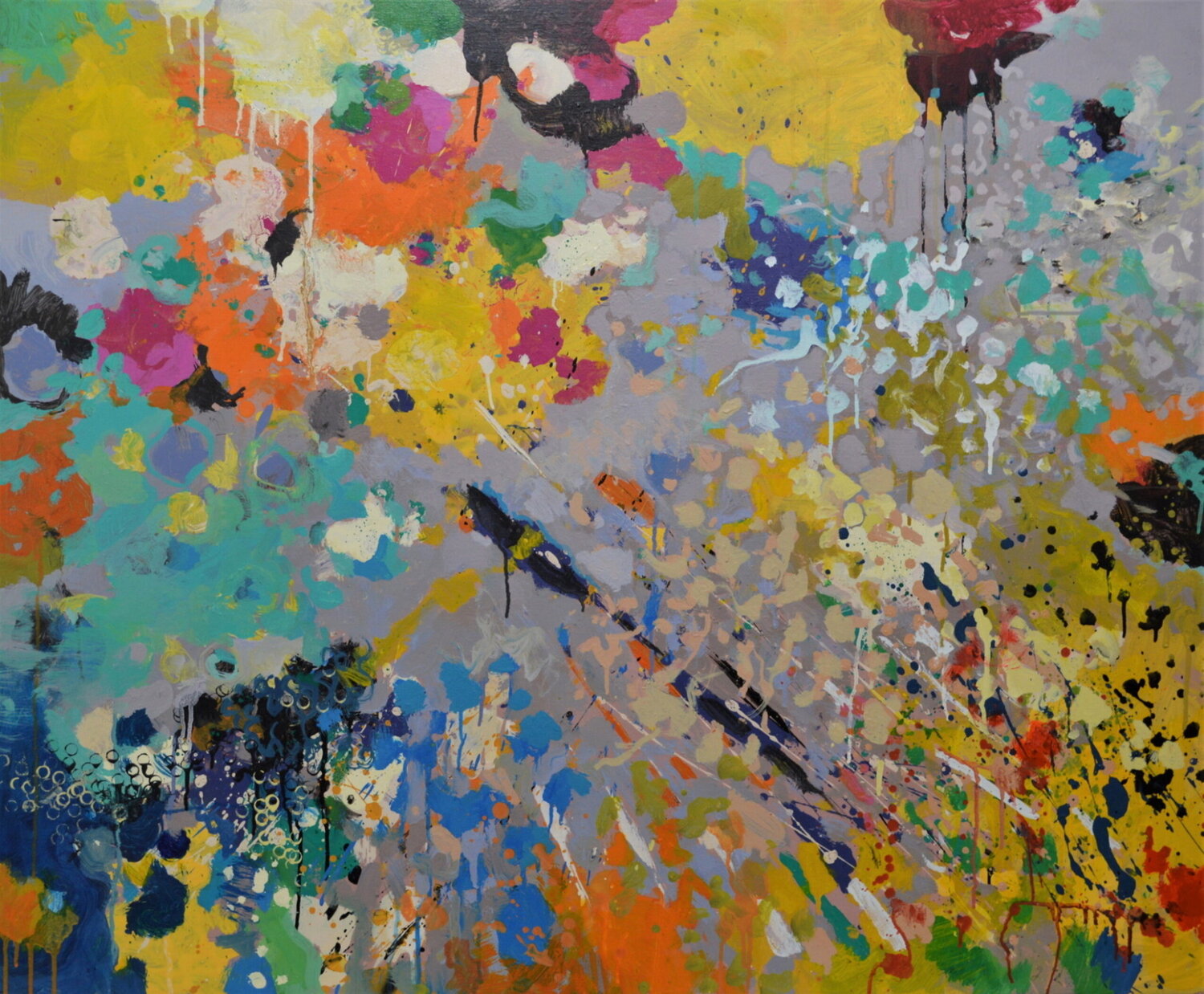 Symphony in Colors by Paul Chang (2023) : Painting Acrylic on Canvas ...