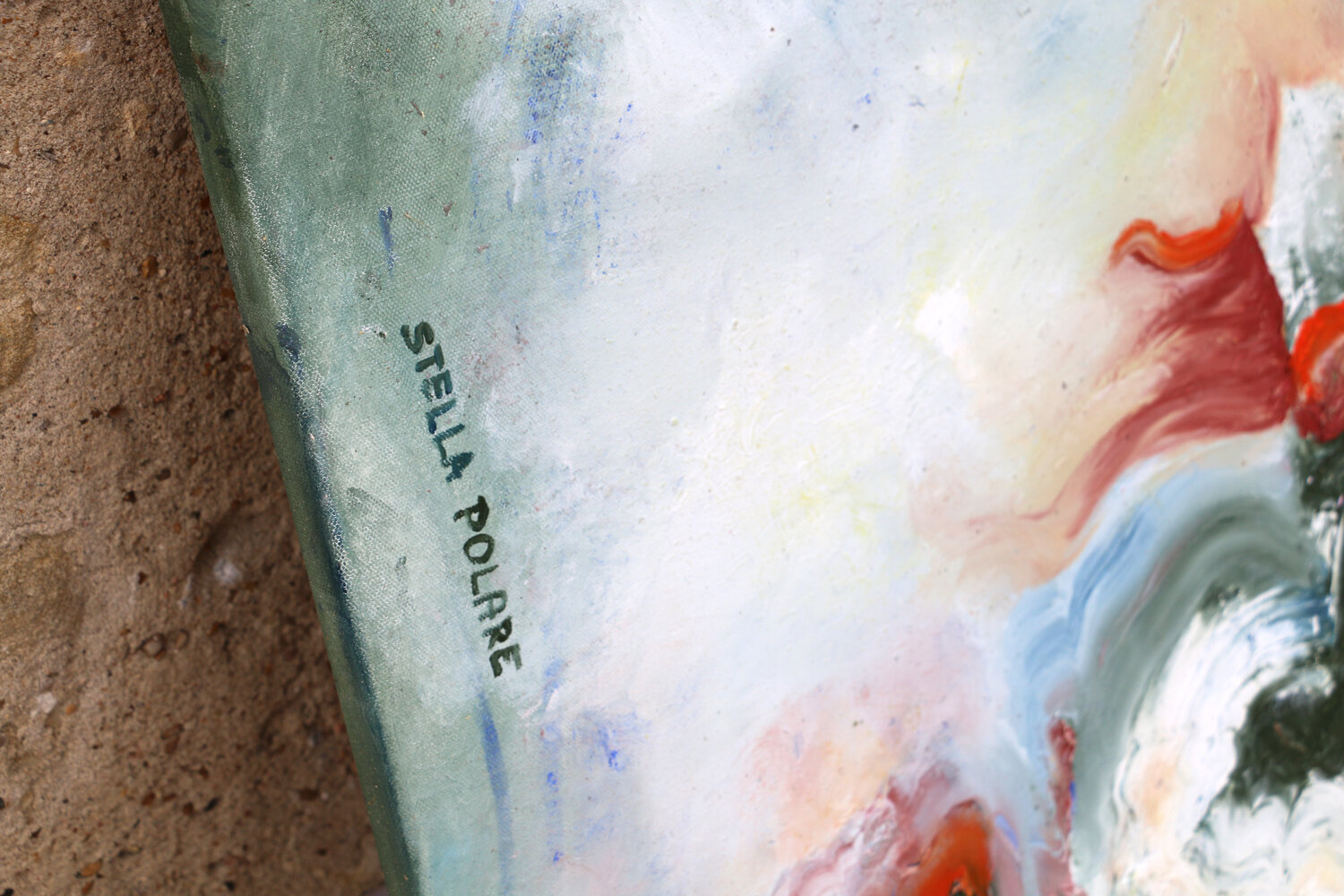 Joy Urgency N40 par Stella Polare / Khulkar Yunusova von Stella Polare (2023): Malerei Öl auf ...