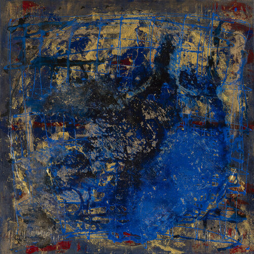 WORLD von PATRICK MOLES (2020): Malerei Acryl auf Leinwand - Singulart