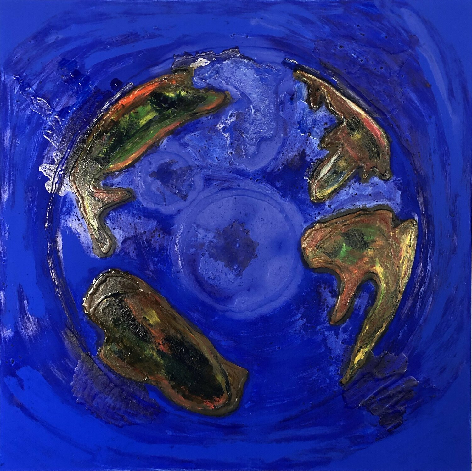 THE WORLD AFTER by PATRICK MOLES (2020) : Painting Acrylic, Pigments on ...