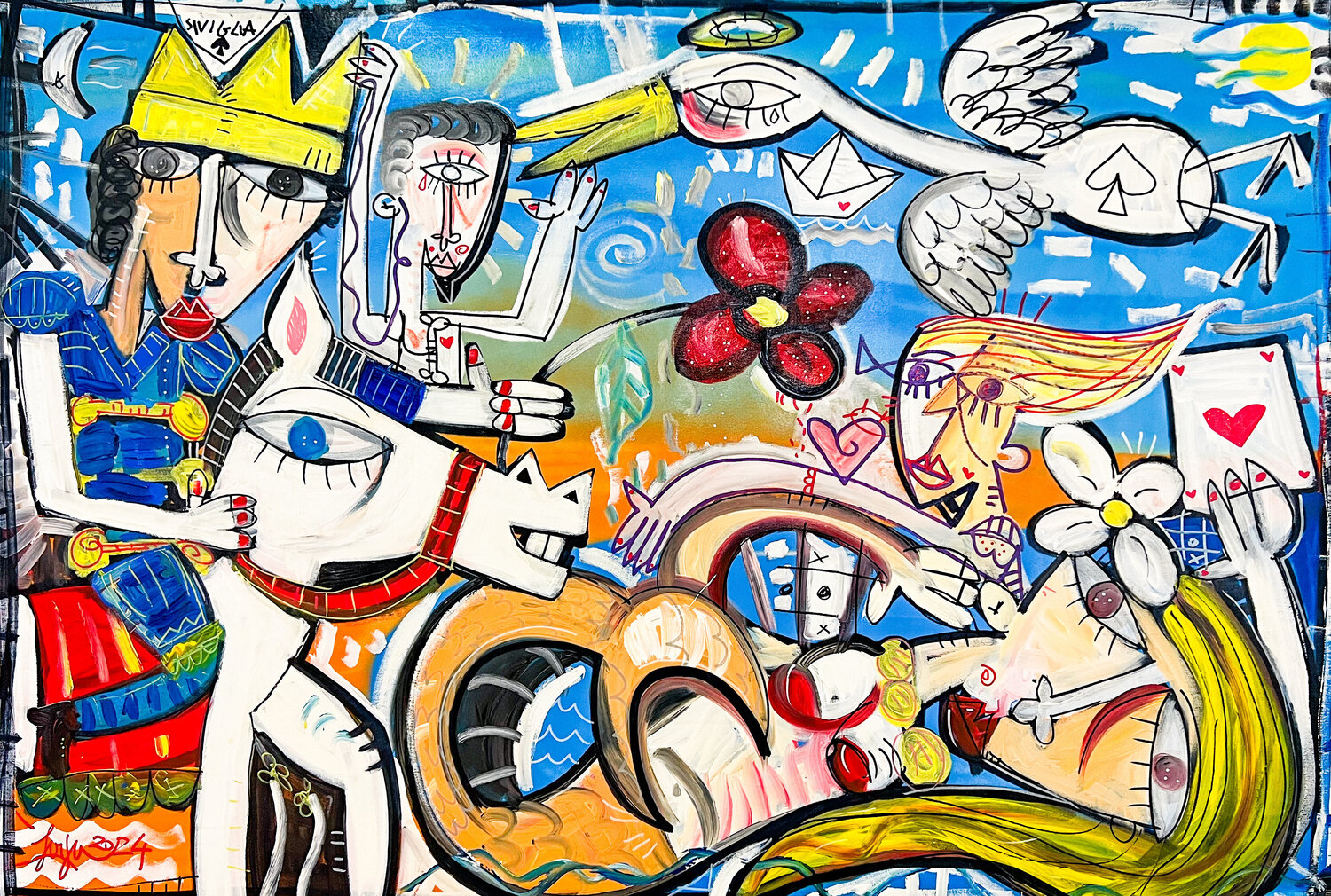 Ulisse incontra Parthenope by Alessandro Siviglia (2024) : Painting ...